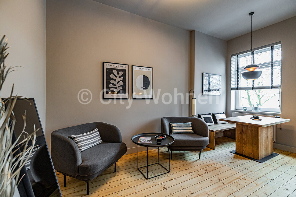 Stylish and moderly furnished apartment in a green area of Hamburg ...